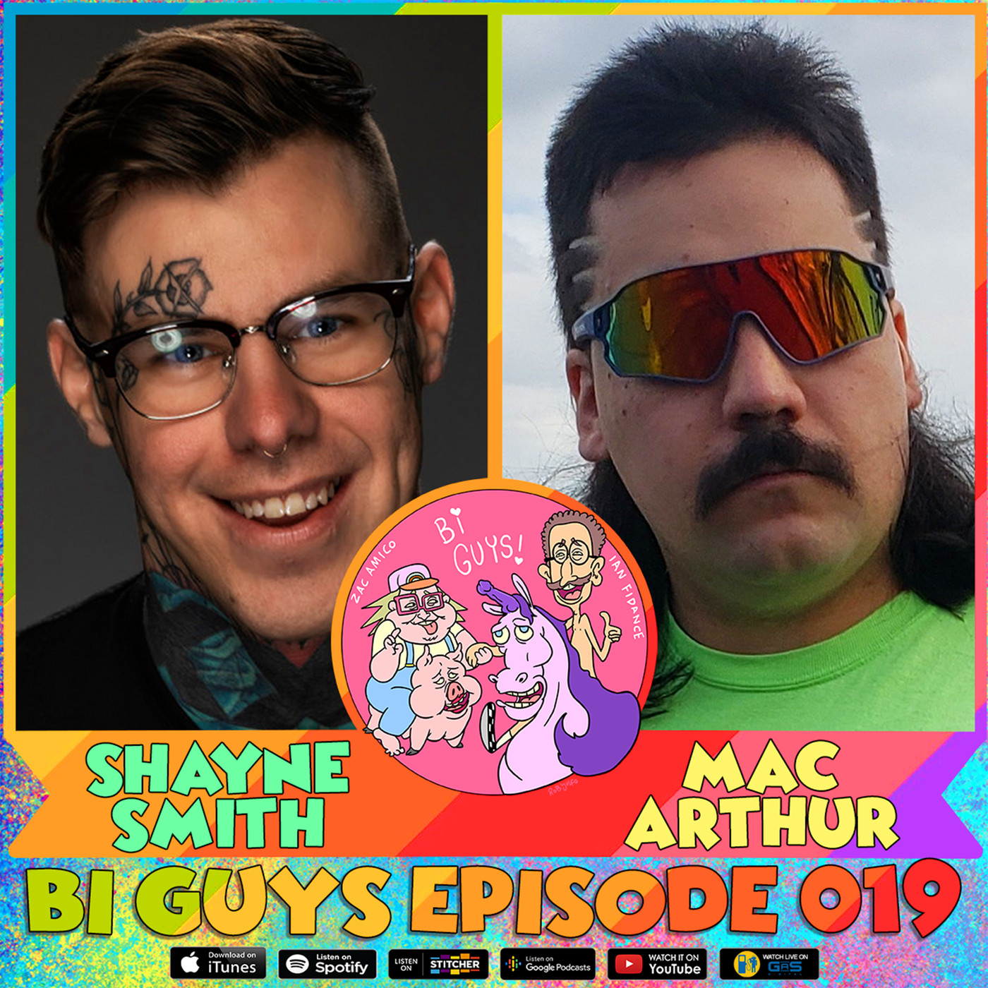 Episode #019 - Legs Up, Don't Shoot - Shayne Smith & Mac Arthur